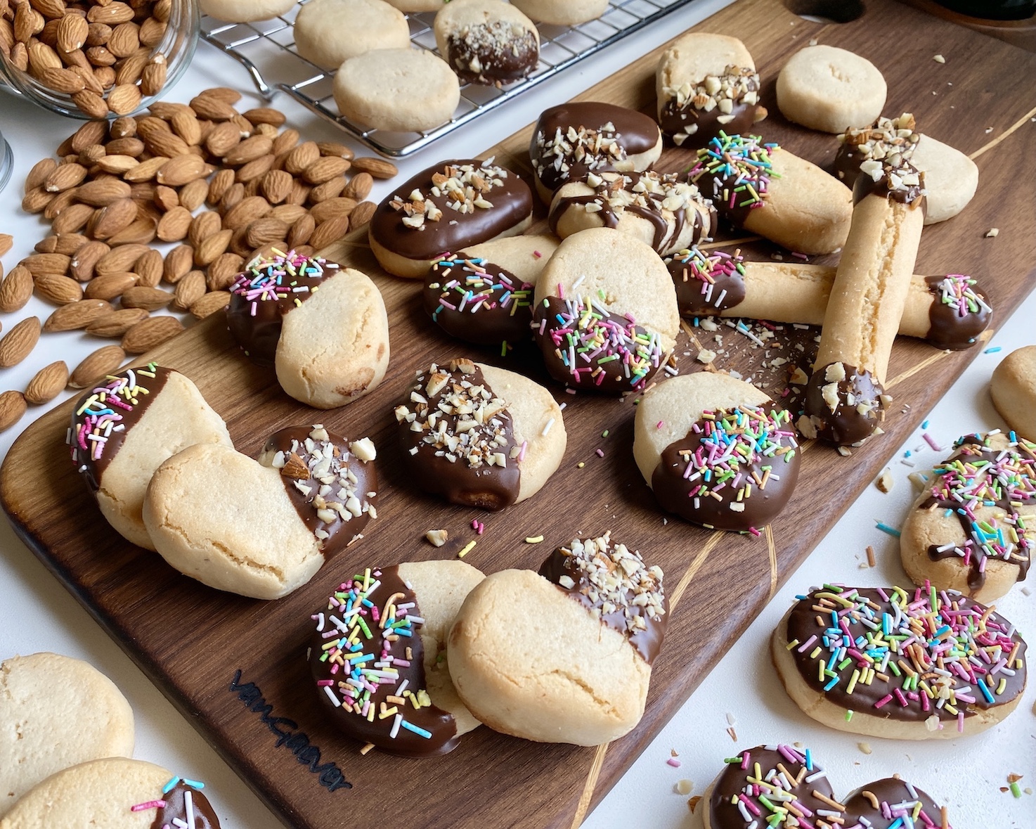 Kransekake cookies og kransekakestenger – Henriettes matblogg