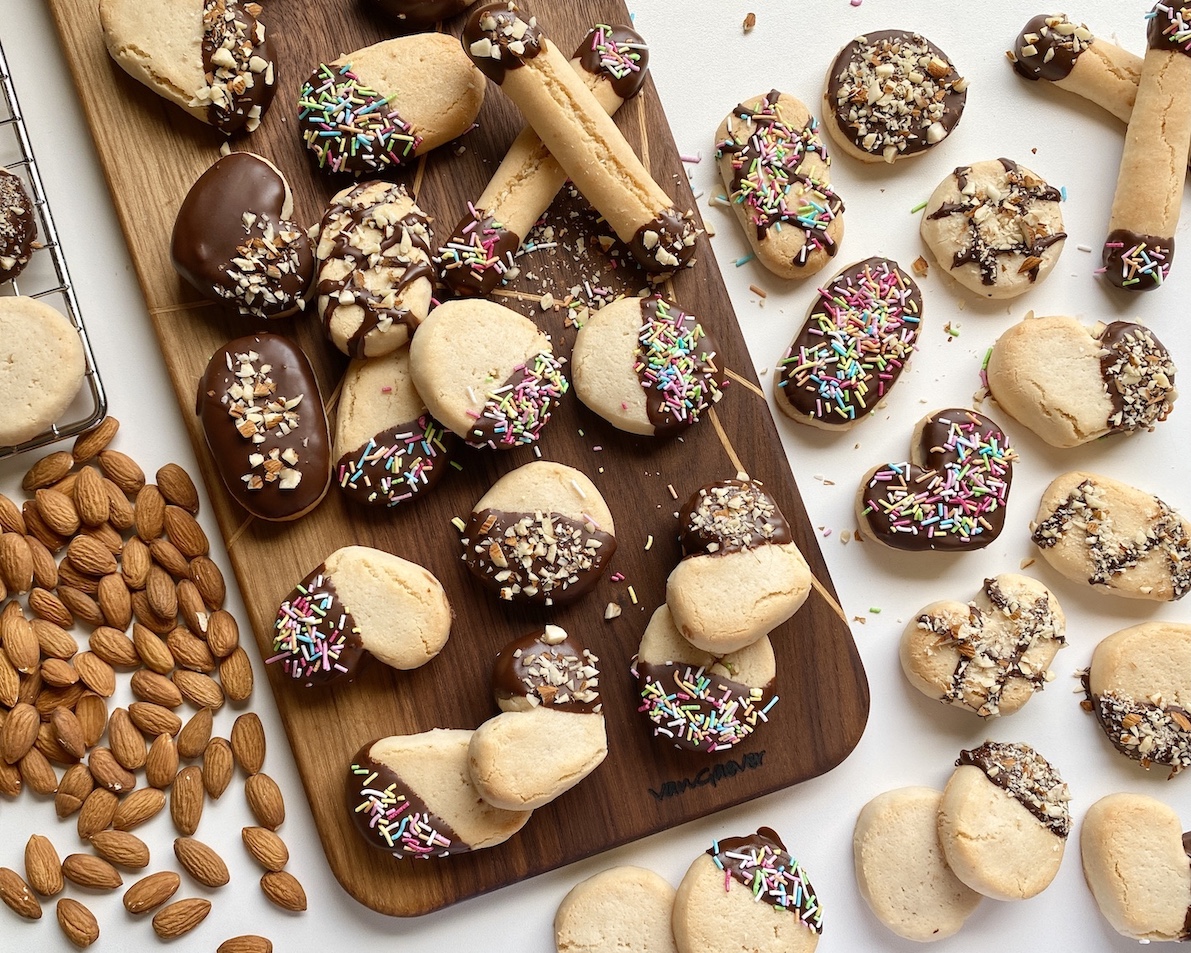Kransekake cookies og kransekakestenger – Henriettes matblogg