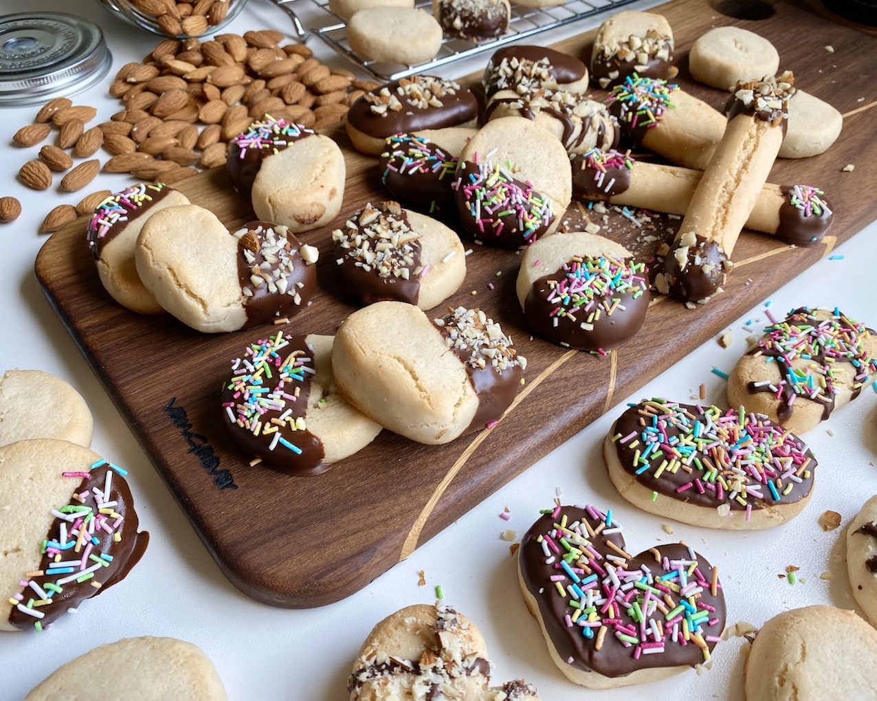 Kransekake cookies og kransekakestenger – Henriettes matblogg