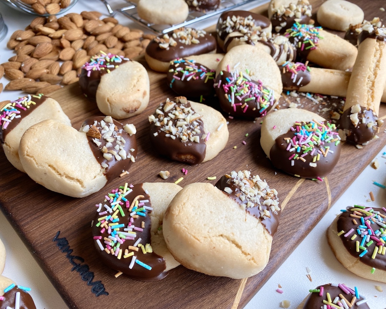 Kransekake cookies og kransekakestenger – Henriettes matblogg