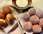 Berlinerboller med vaniljekrem og sjokoladekrem – Henriettes matblogg